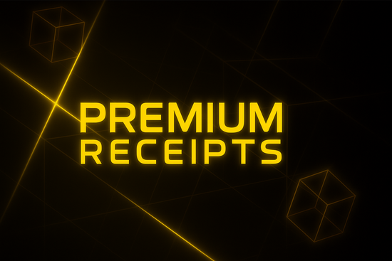 Premium Receipts, best receipts in the world