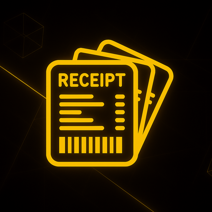 All Physical Receipt Templates – Premium Receipts